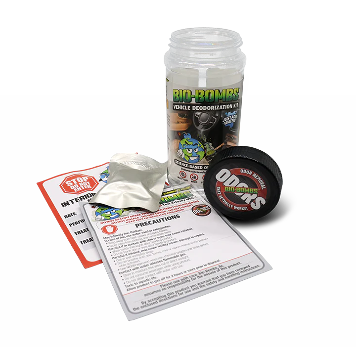 BIO BOMBS VEHICLE DEODORIZATION KIT – H2O AUTO DETAIL SUPPLY
